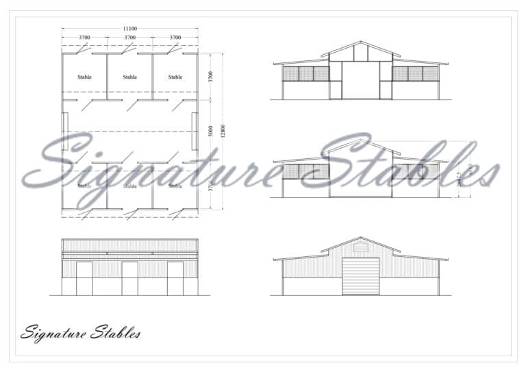 Sample Stable Designs Gallery - Signature Stables