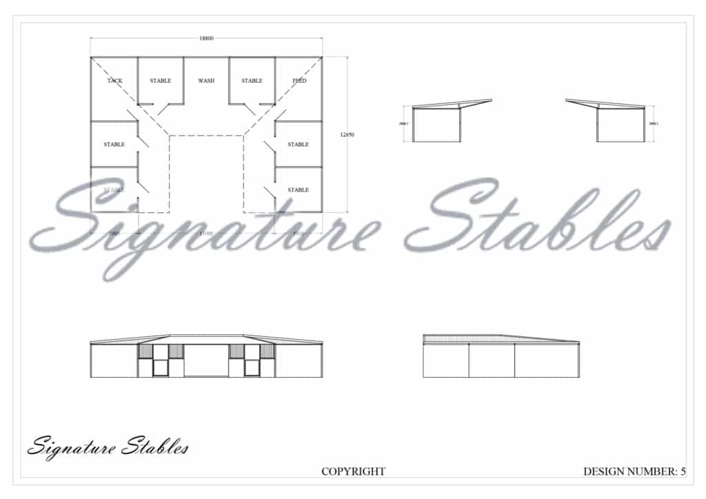 Sample Stable Designs Gallery - Signature Stables