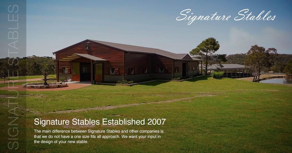 Custom Horse Stables - Signature Stables